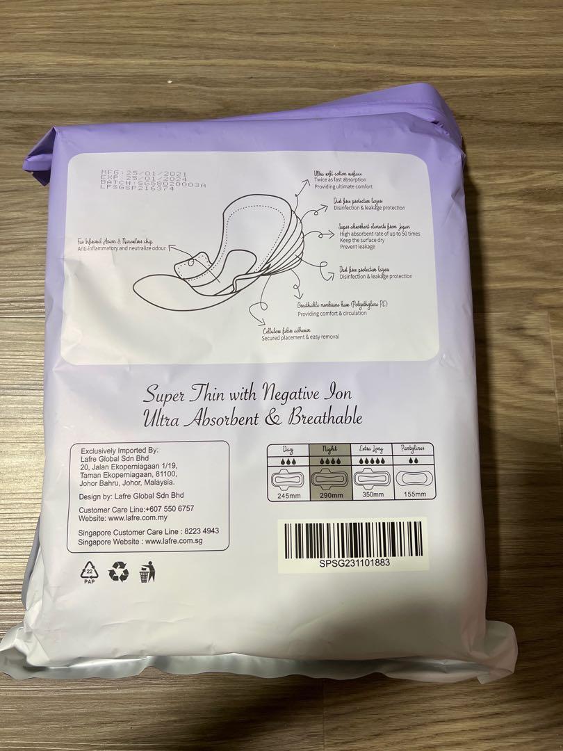 LAFRE premium sanitary pad, Beauty & Personal Care, Sanitary Hygiene on ...