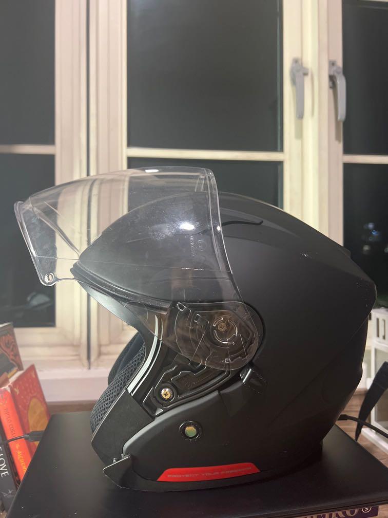 Laser Motorcycle Helmet, Motorcycles, Motorcycle Accessories on Carousell