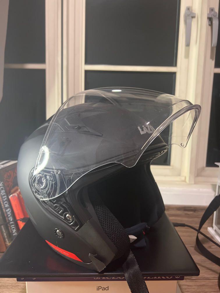 Laser Motorcycle Helmet, Motorcycles, Motorcycle Accessories on Carousell