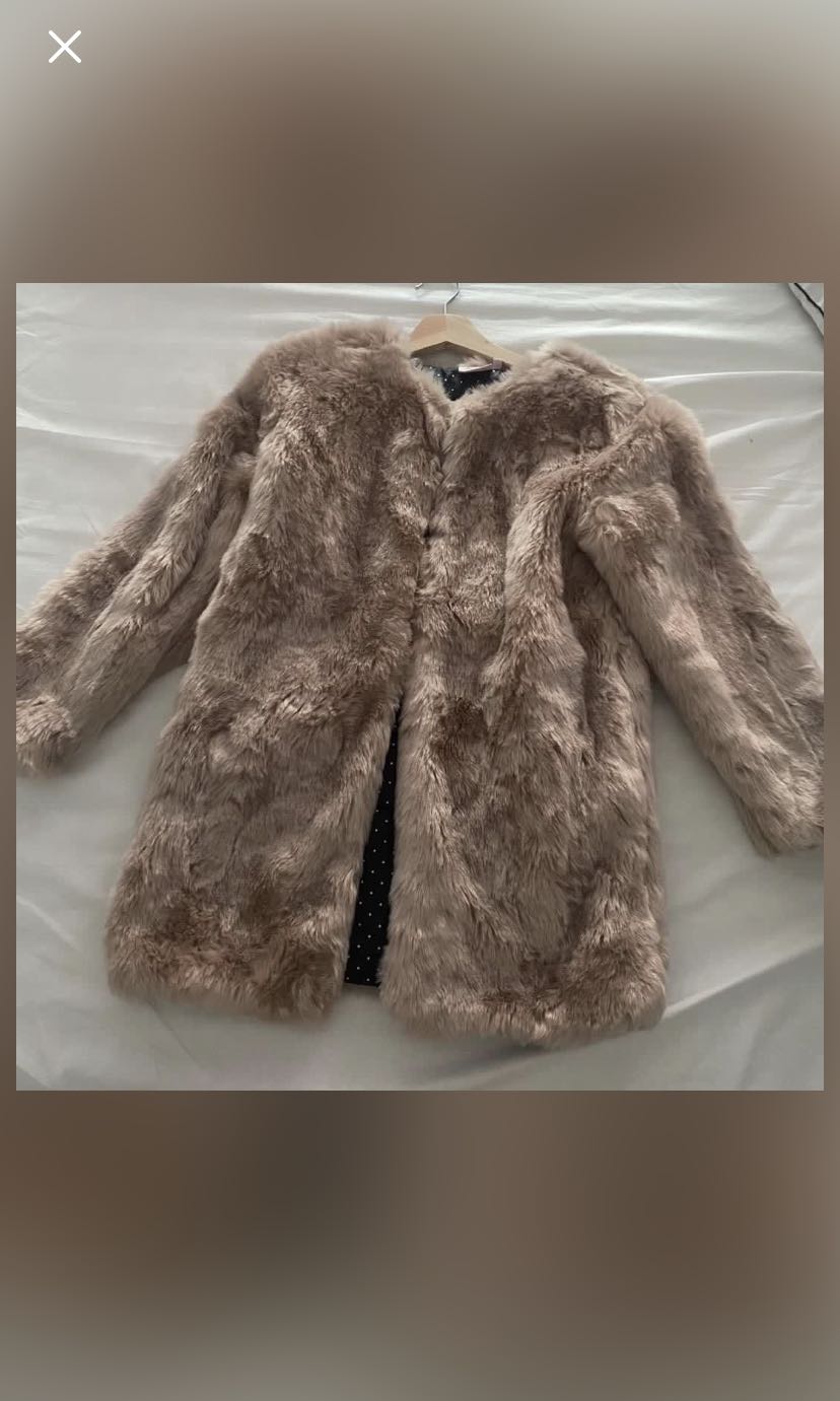 leona edmiston furry coat Winter Coat thick fluffy, Women's Fashion ...