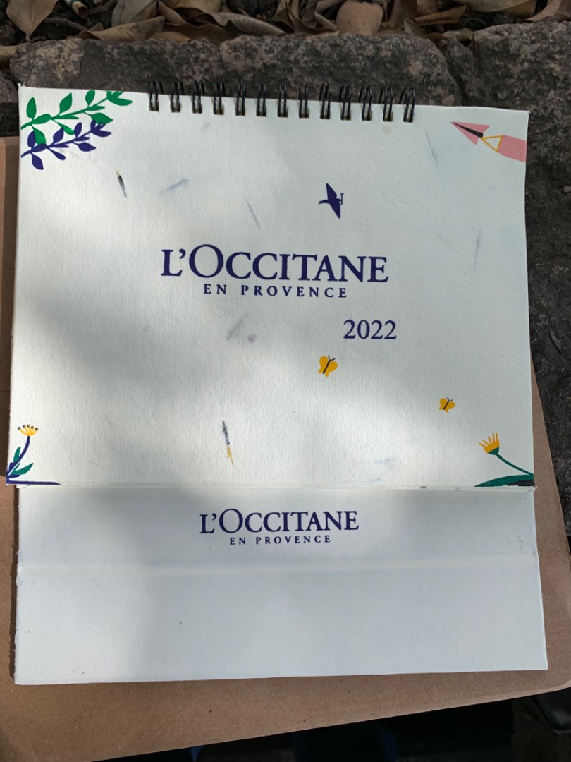 l’occitane loccitane plantable 種子月曆 2022 座枱年曆 座檯月曆 calendar 日曆 年曆 year 2022 桌曆, 傢俬＆家居, 園藝, 植物及種子 ...