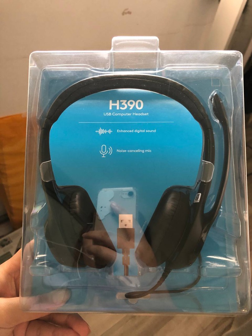 logitech h390 usb computer headset, Audio, Headphones & Headsets on ...