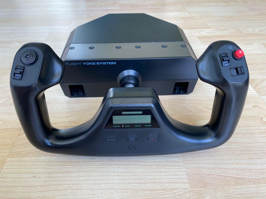 Logitech Professional Flight Yoke System, Video Gaming, Video Game ...