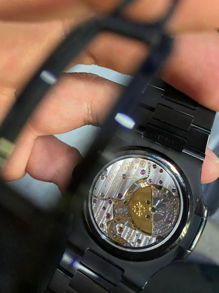 *lowered priced* Patek Philippe 5712/1A-001 Nautilus Custom Black Dial ...