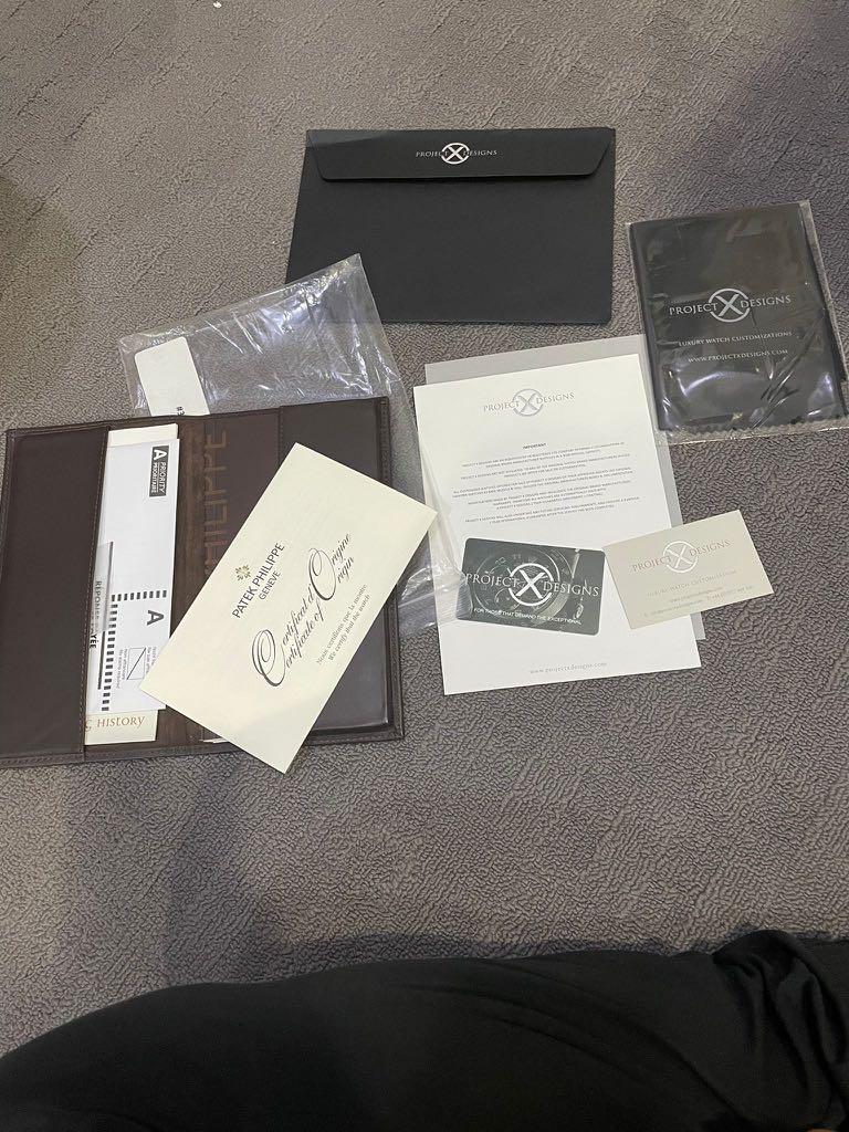 *lowered priced* Patek Philippe 5712/1A-001 Nautilus Custom Black Dial ...