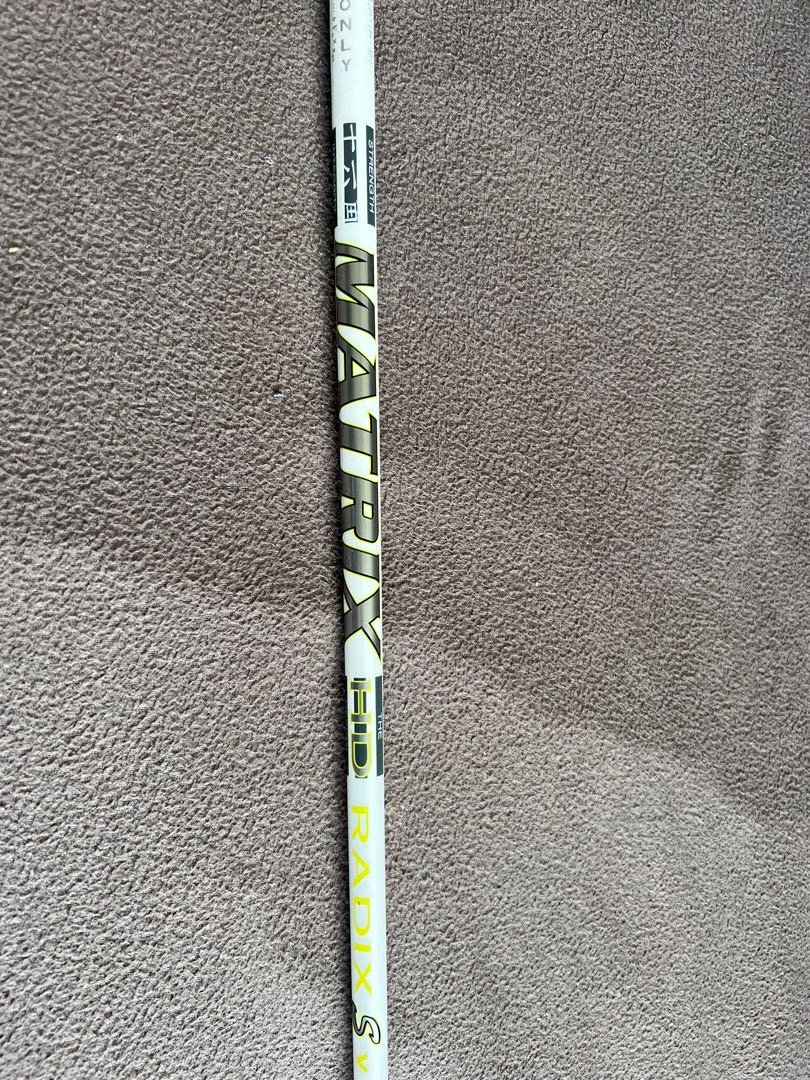 Matrix Radix 6 SR driver shaft, Sports Equipment, Sports & Games, Golf ...