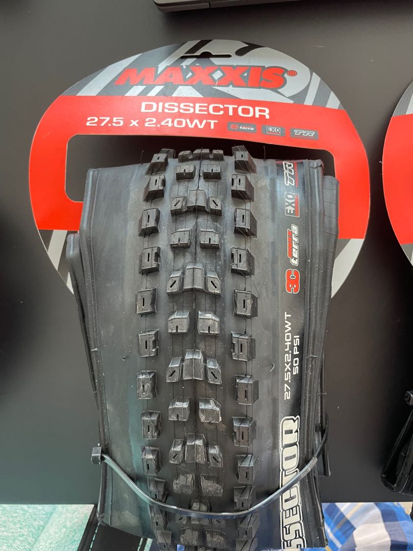 Maxxis dissector - EXO TR 3C WT - 27.5x2.40, Sports Equipment, Bicycles ...
