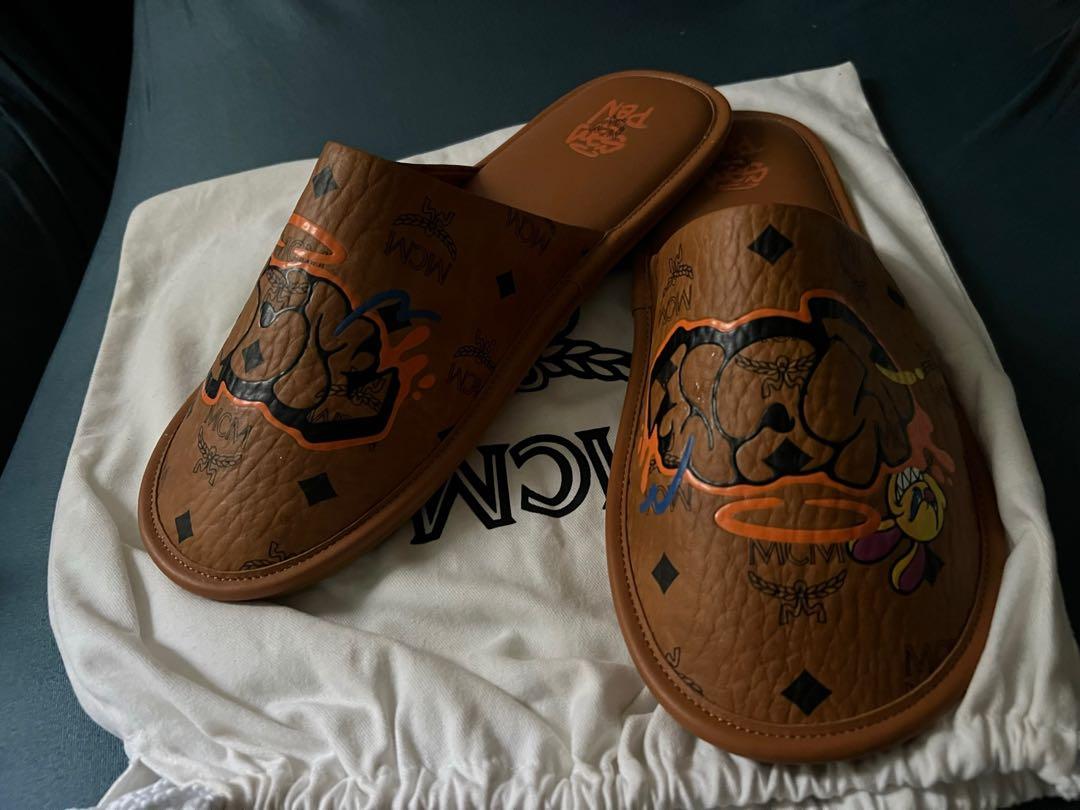 Mcm house slide limited edition, Luxury, Sneakers & Footwear on Carousell