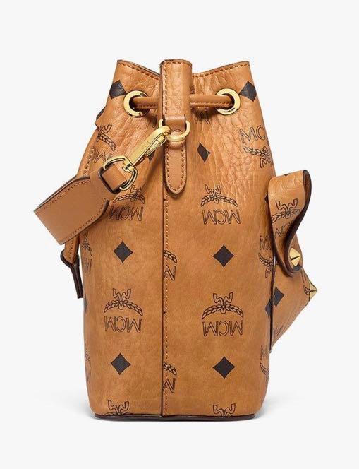 MCM Park Rabbit Bucket Bag in Visetos, Women's Fashion, Bags & Wallets ...