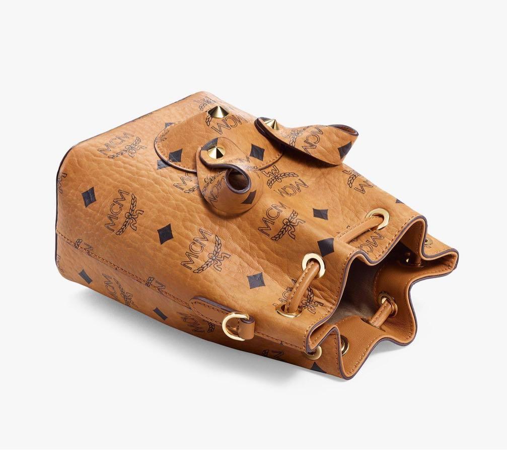 MCM Park Rabbit Bucket Bag in Visetos, Women's Fashion, Bags & Wallets ...