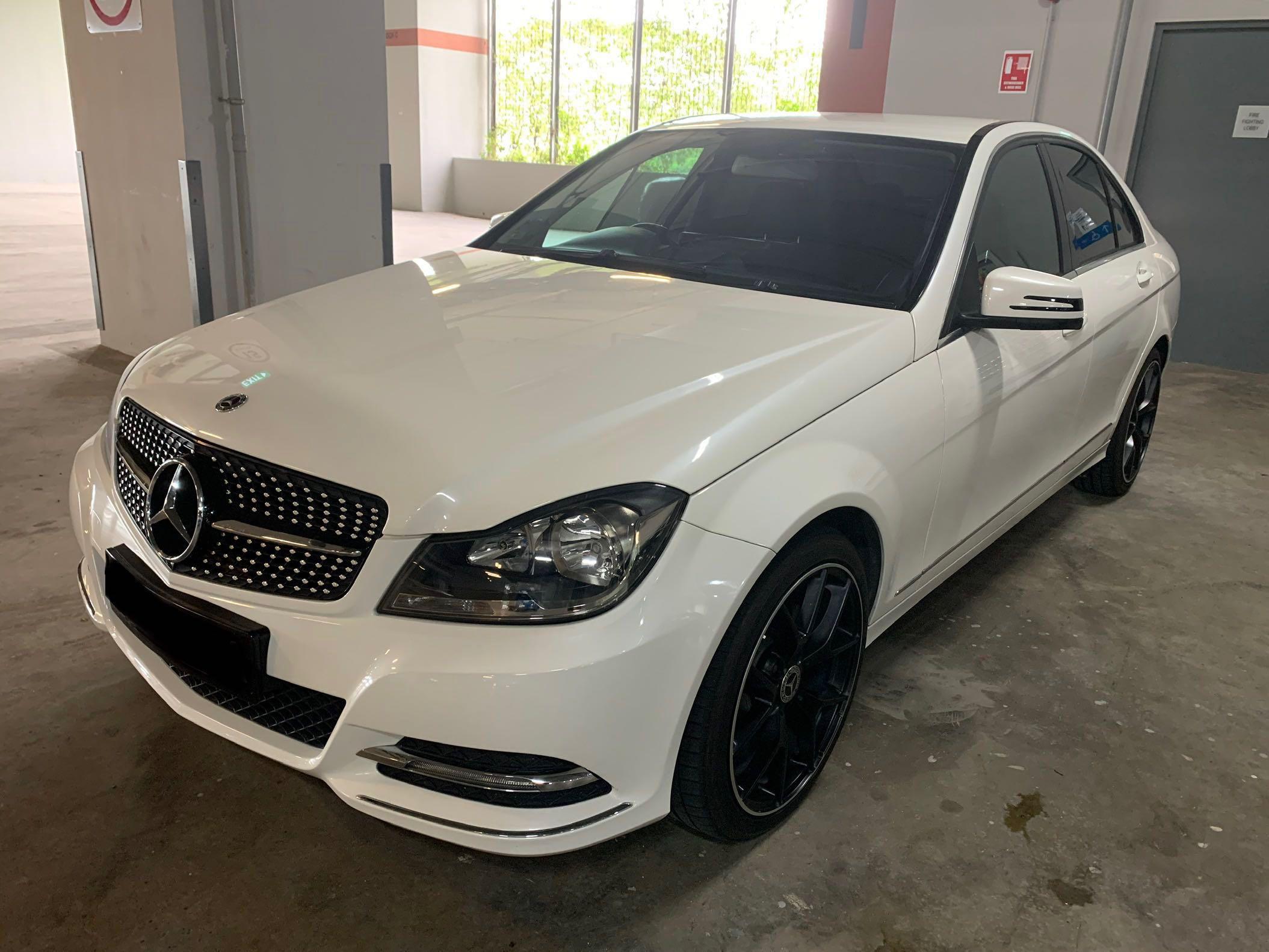 Mercedes Benz W204 C180 C200 C250 Sedan Diamond Grill / GT Grill and ...