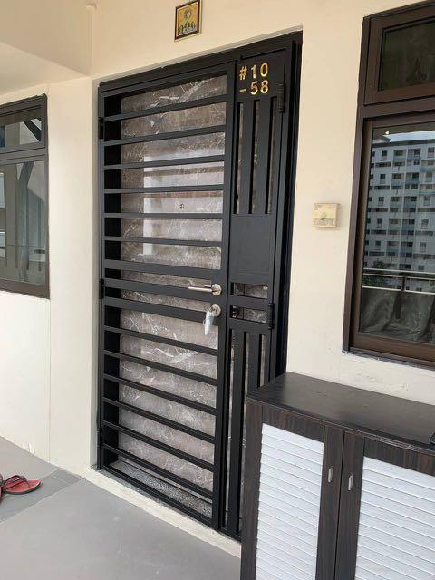 Mild Steel Gate for HDB, BTO and Condo, Furniture & Home Living ...