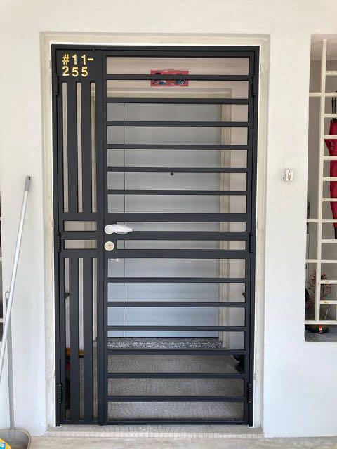 Mild Steel Gate for HDB, BTO and Condo, Furniture & Home Living ...