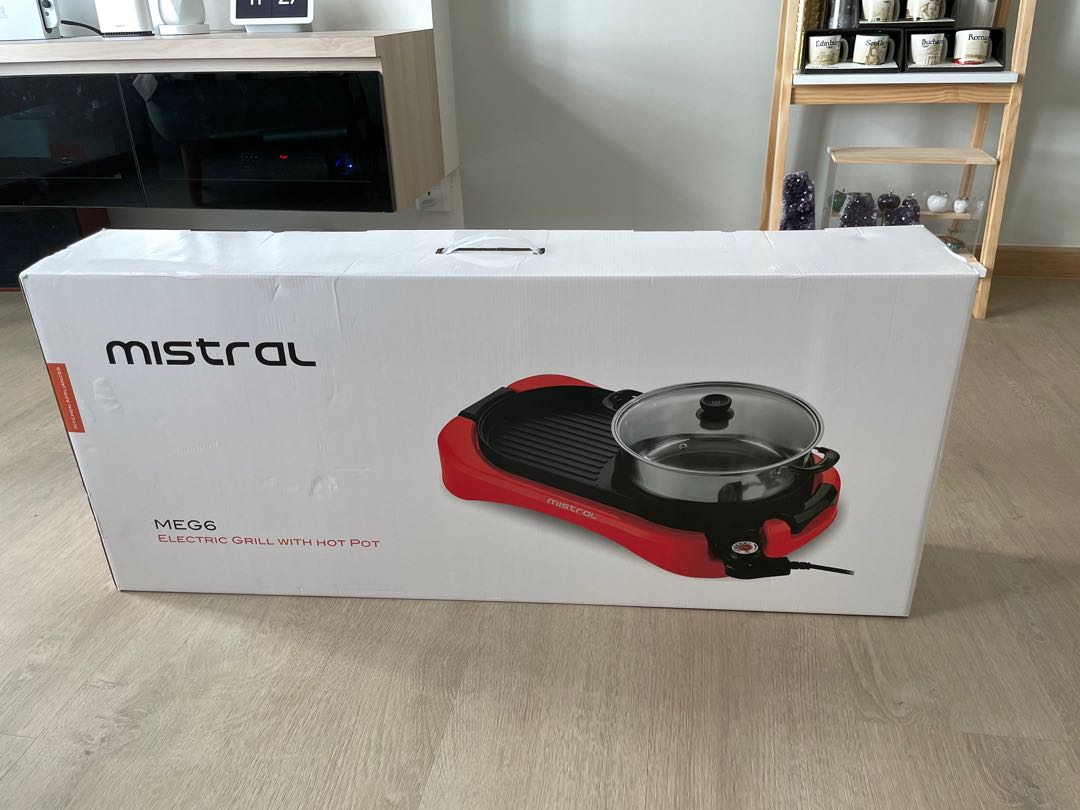 Mistral MEG6 Electric Grill with Hot Pot, TV & Home Appliances, Kitchen ...