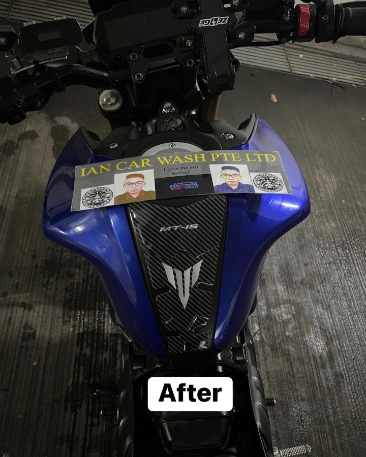 MT15 tank pad, Motorcycles, Motorcycle Accessories on Carousell