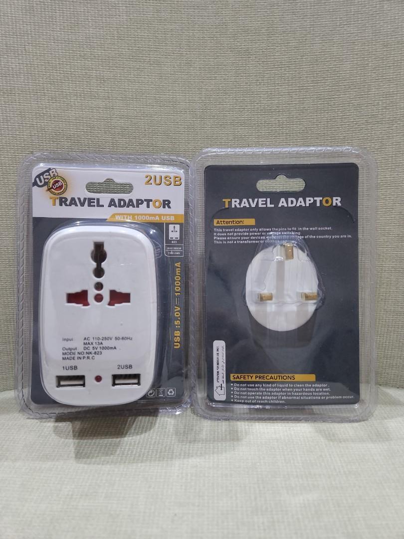 Multiplug Power Adapter with 2 USB UK Plug - Travel Adapter, Computers ...