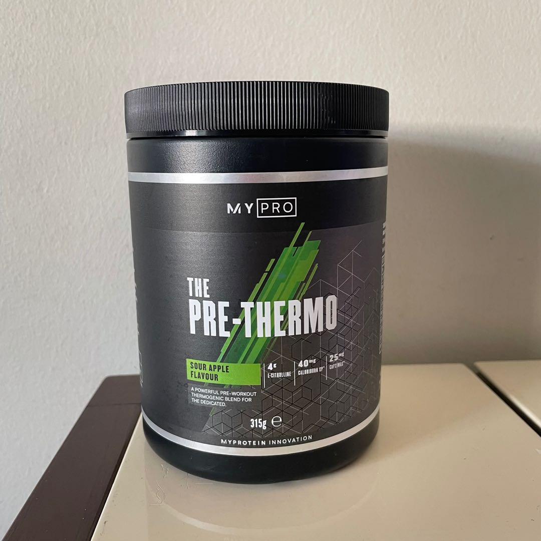 MyProtein Pre-Workout Sour Apple, Health & Nutrition, Health Supplements, Sports & Fitness ...