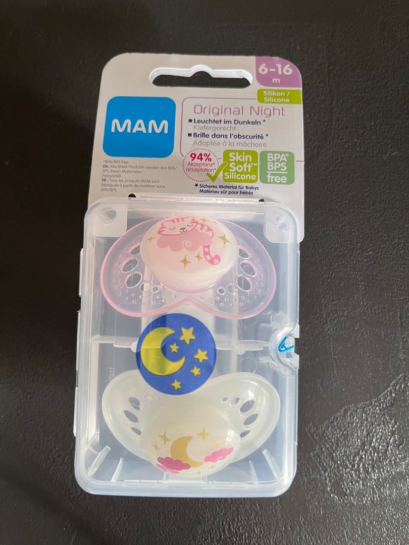 New Mam Pacifier Original Night Silicone, Babies & Kids, Nursing ...