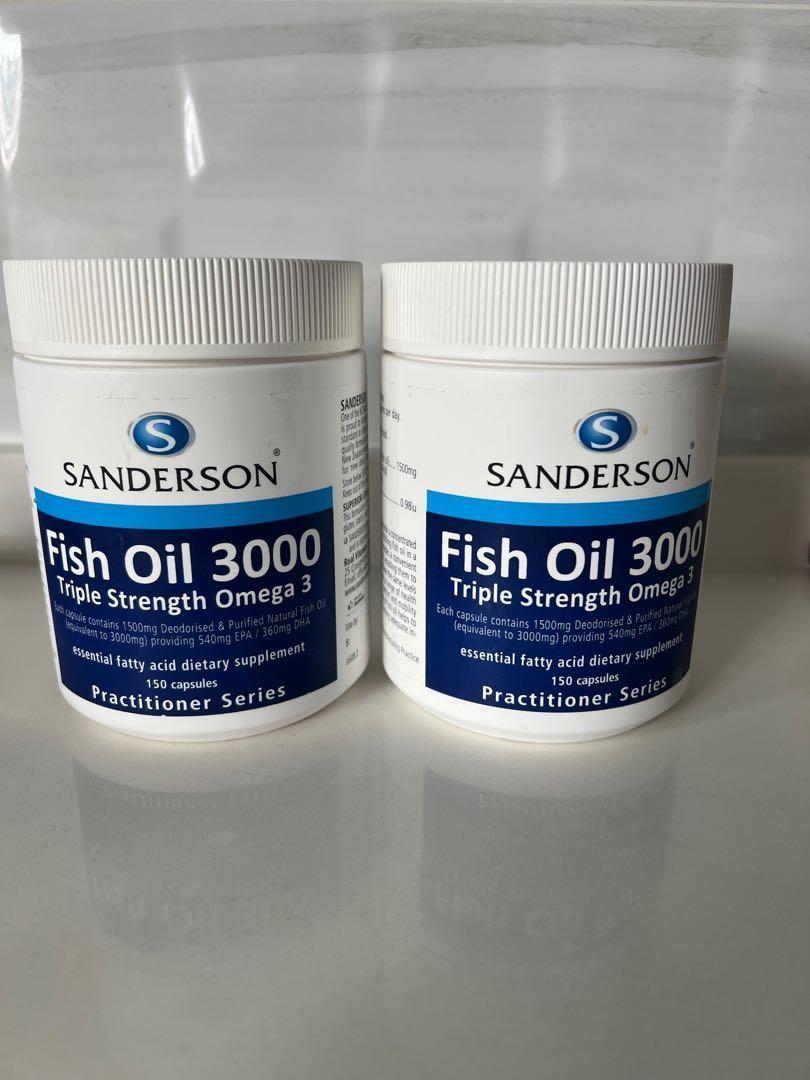 New zealand fish oil 3000 omega 3, Health & Nutrition, Health ...