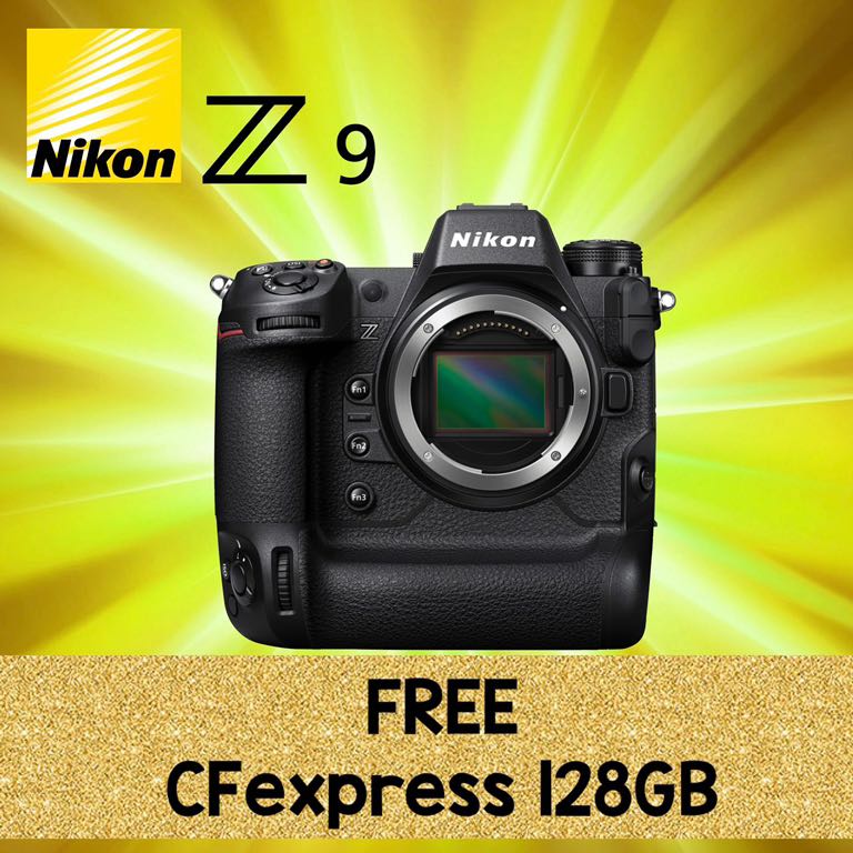 Nikon Z9 Body special gift promotion, Photography, Cameras on Carousell