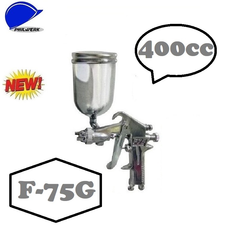 Omega Elite Spray Gun Gravity Type 400cc (F-75G), Commercial ...