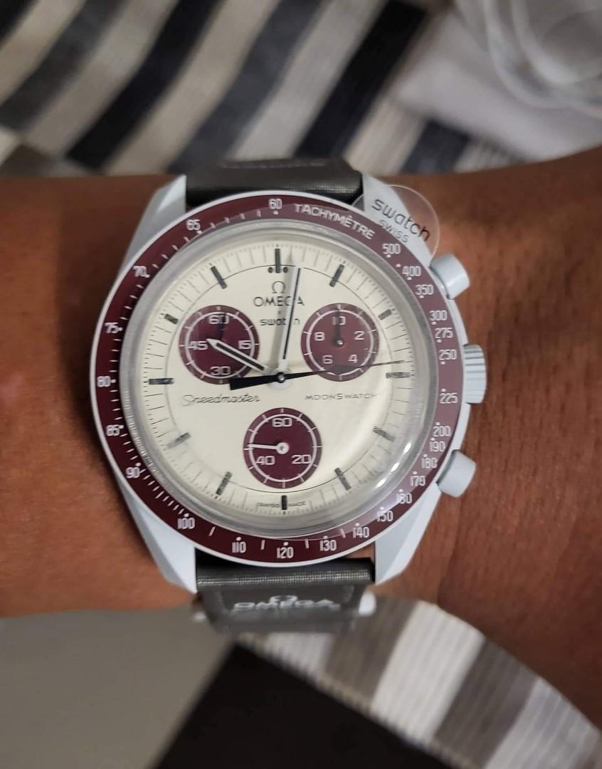 Omega x Swatch Moonswatch, Luxury, Watches on Carousell