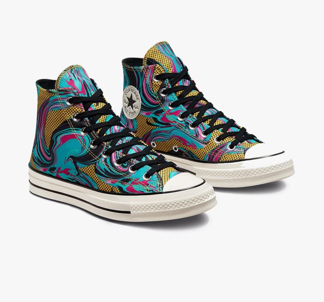 Original Converse CHUCK 70 MARBLED, Fesyen Pria, Sepatu , Sneakers di ...
