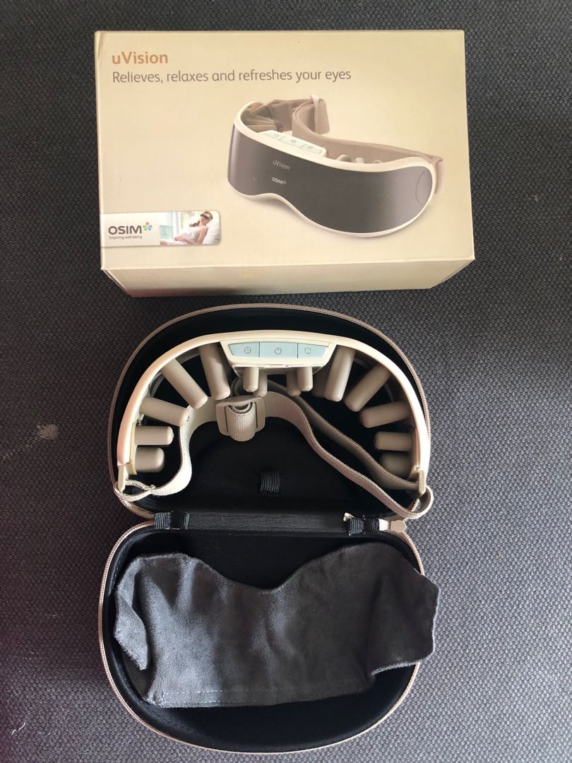 OSIM uVision Eye Massager, Health & Nutrition, Massage Devices on Carousell