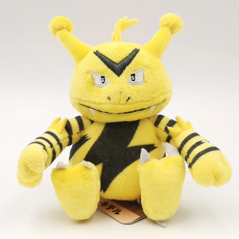 Pokemon Electabuzz Cute Cartoon Doll Kids Birthday Gifts Plush Toy ...