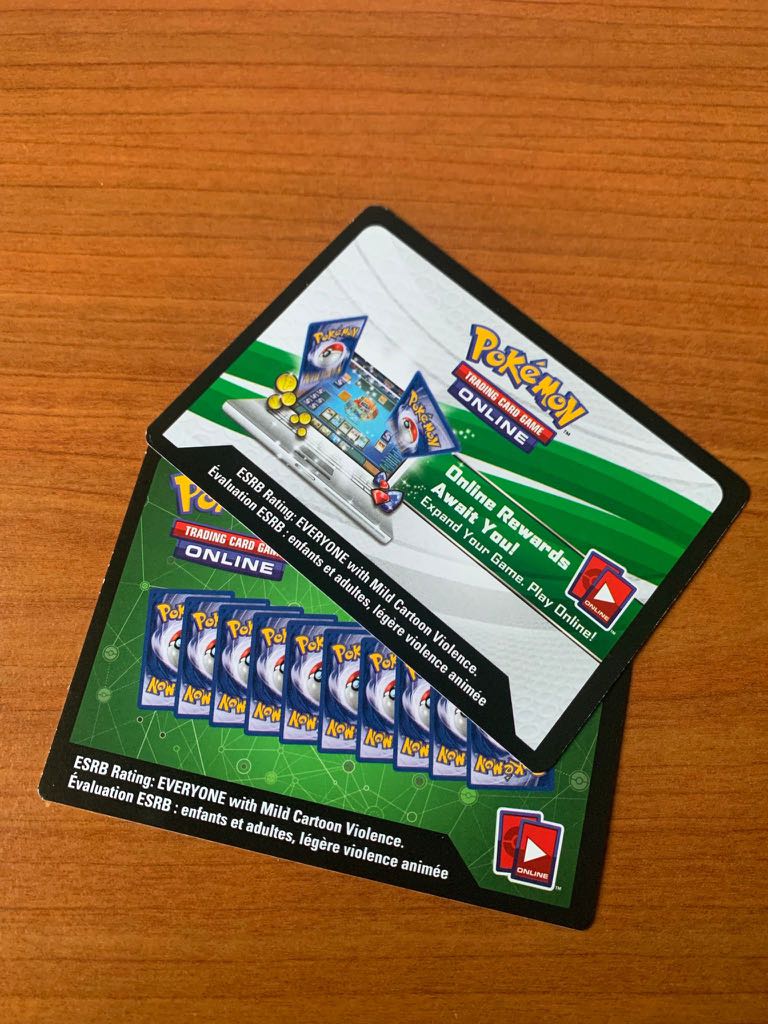 Pokemon TCG code card, Hobbies & Toys, Toys & Games on Carousell