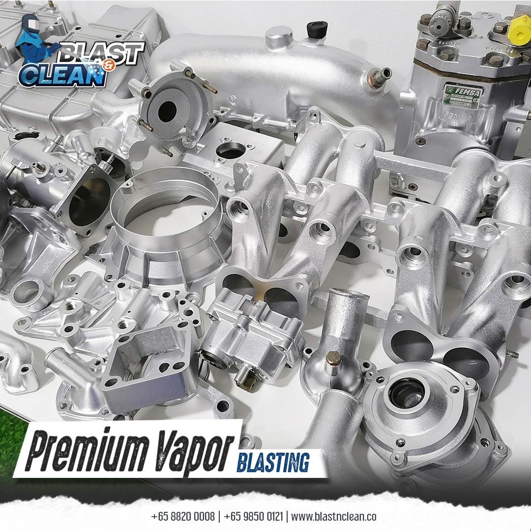 Sand Blasting-Premium Vapor Blasting of Ferarri Engine Part, Car ...