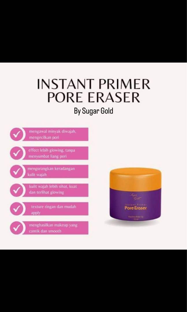 Primer / Pore Eraser by Sugar Gold, Beauty & Personal Care, Face ...