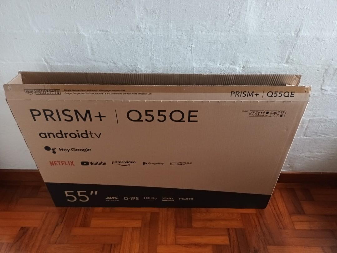 Prism 55 inch TV box, TV & Home Appliances, TV & Entertainment, TV on ...