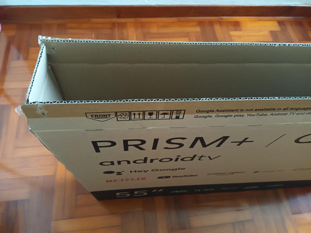 Prism 55 inch TV box, TV & Home Appliances, TV & Entertainment, TV on ...