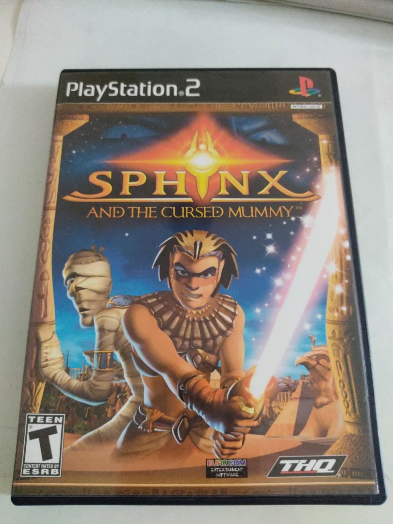 PS2 sphinx and the cursed mummy, Video Gaming, Video Games, PlayStation ...