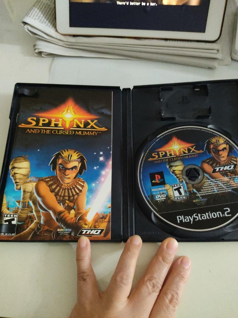 PS2 sphinx and the cursed mummy, Video Gaming, Video Games, PlayStation ...