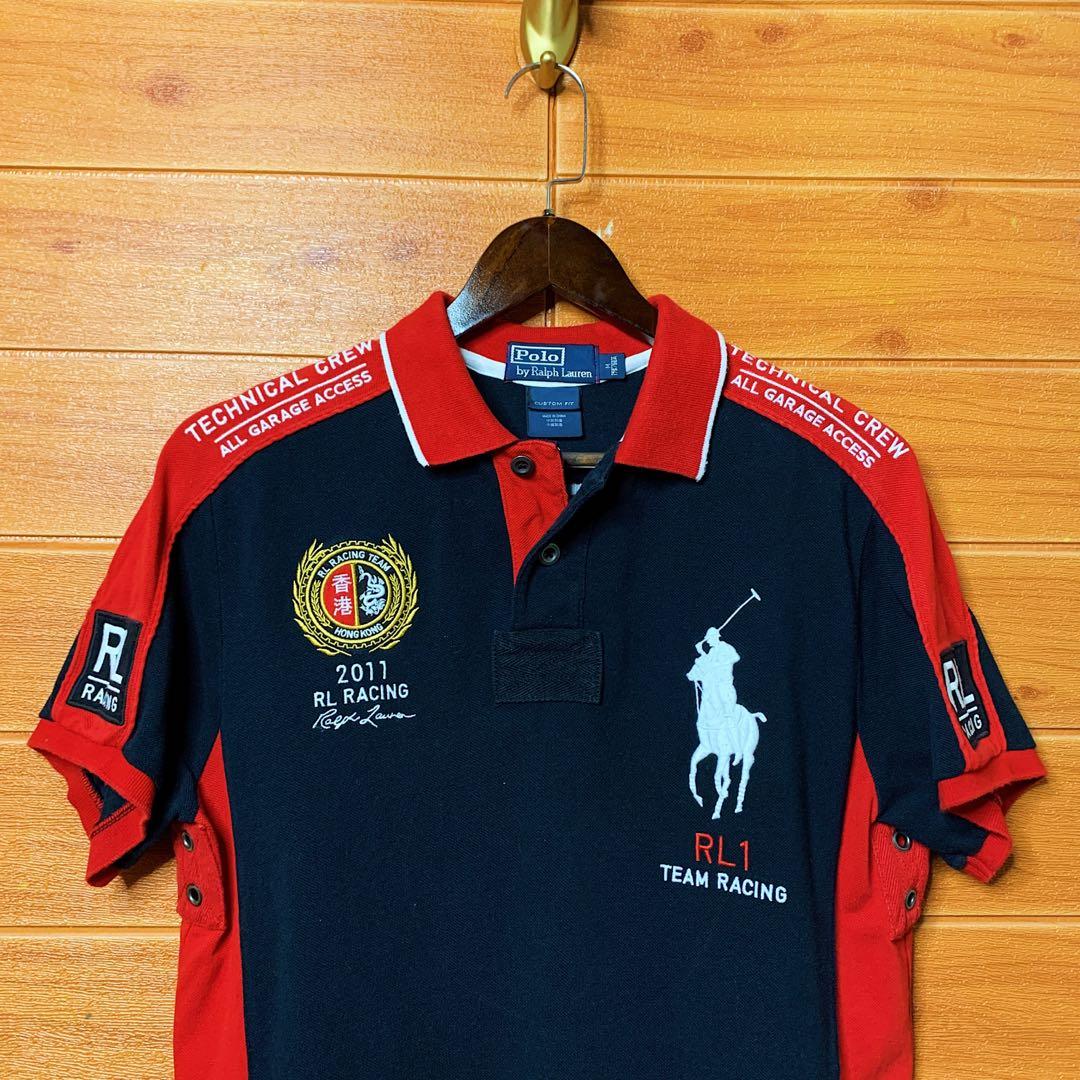 Ralph Lauren Racing Team Polo shirt HONG KONG, Men's Fashion, Tops ...