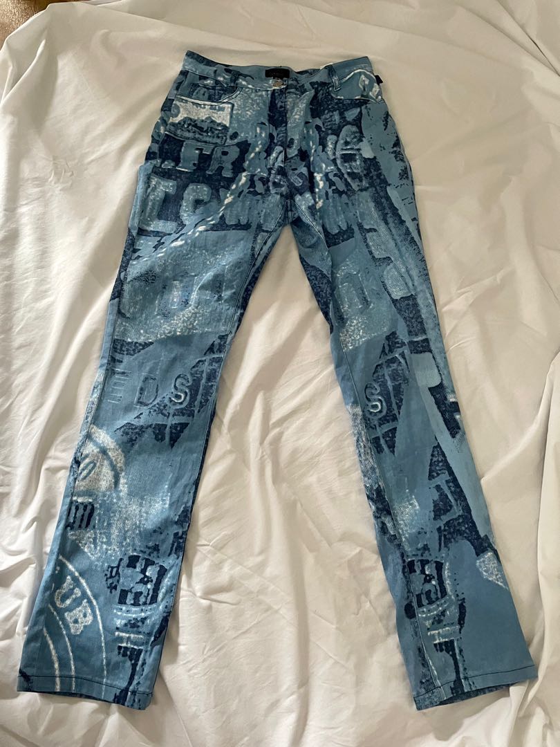 Rare Graphic Print Pants | y2k pinterest, Women's Fashion, Bottoms ...