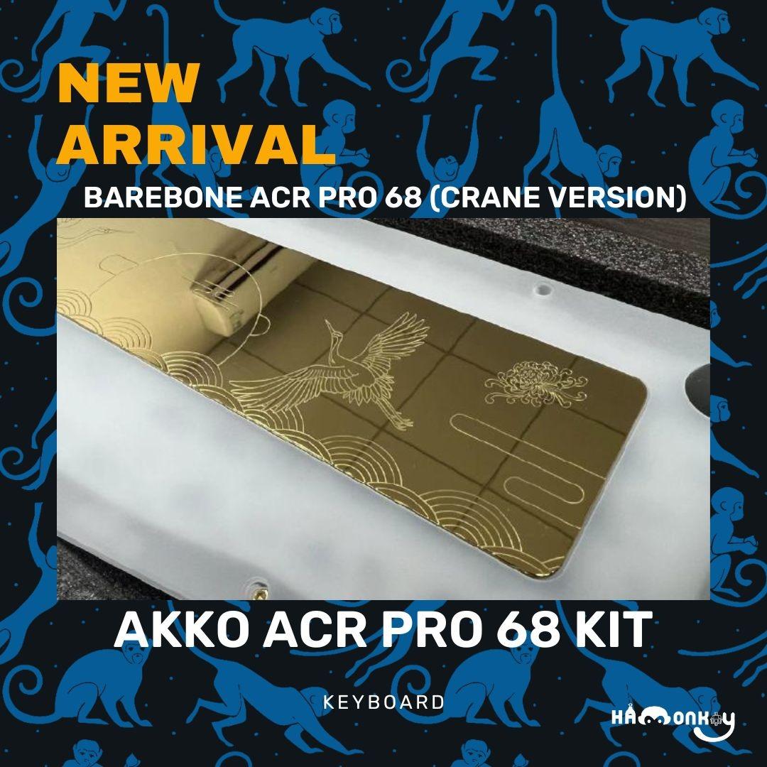 READY STOCK AKKO ACR PRO 68 (BARE BONE WITH STEEL GOLD WEIGHT) Keyboard ...