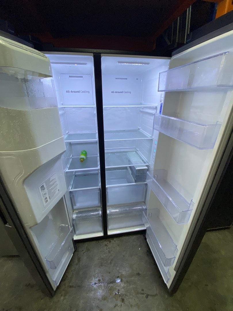 Samsung 3Ticks Digital Inverter Side by Side Water/Ice Dispenser Fridge ...