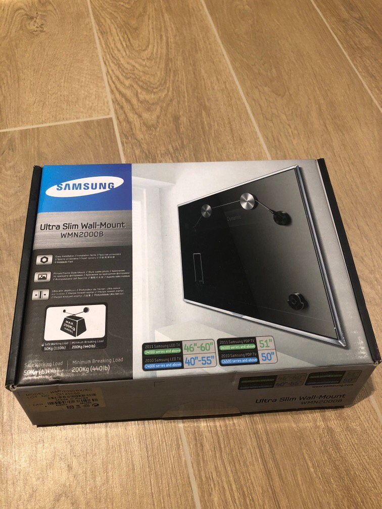 Samsung Ultra Slim Wall-Mount (WMN2000B), TV & Home Appliances, TV ...