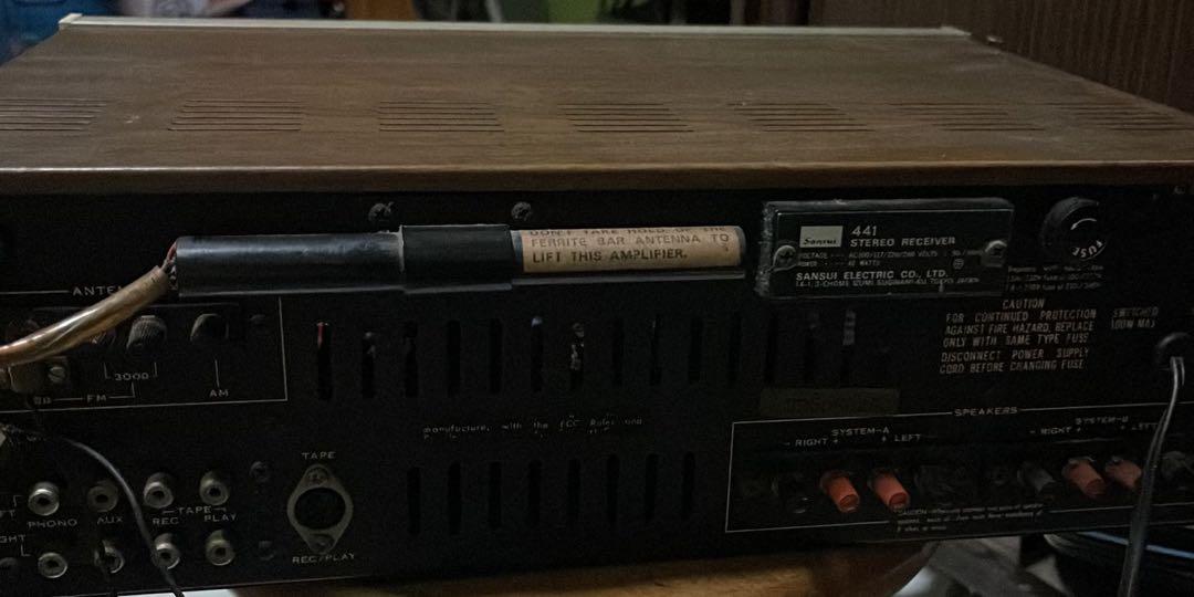 Sansui Stereo Receiver 441, Audio, Soundbars, Speakers & Amplifiers on ...