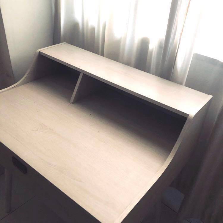 Scandinavian Study Table (Light Oak), Furniture & Home Living ...