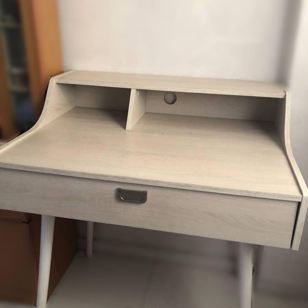 Scandinavian Study Table (Light Oak), Furniture & Home Living ...