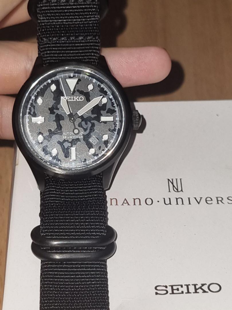 Seiko Nano Universe SCVE043 Military Camouflage, Men's Fashion, Watches ...