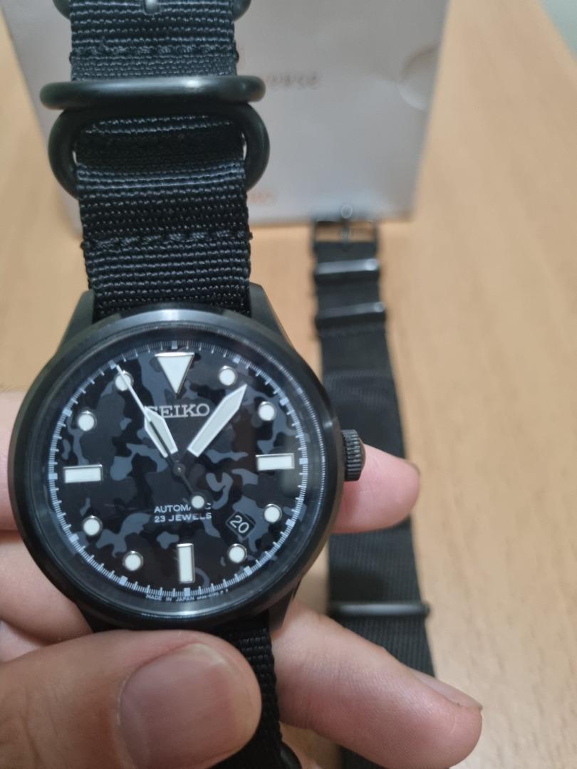 Seiko Nano Universe SCVE043 Military Camouflage, Men's Fashion, Watches ...