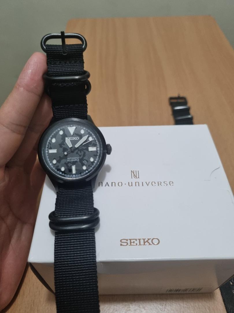 Seiko Nano Universe SCVE043 Military Camouflage, Men's Fashion, Watches ...
