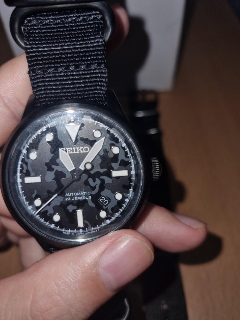 Seiko Nano Universe SCVE043 Military Camouflage, Men's Fashion, Watches ...