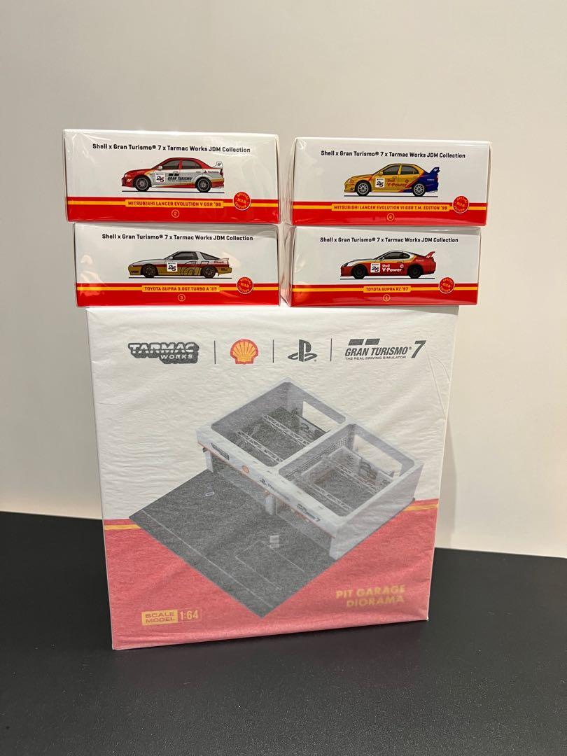 Shell Tarmac Works PlayStation Gran Turismo 7 JDM Collection, 興趣及遊戲, 玩具 ...
