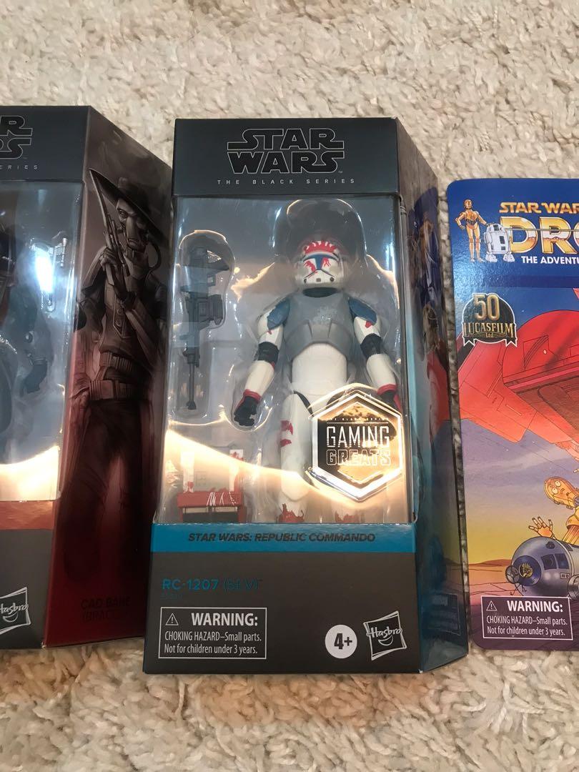 Star Wars Black Series Cad Bane, Republic Commando and C3P0, Hobbies ...